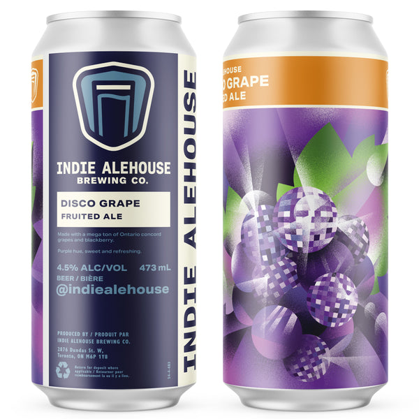 Disco Grape Fruited Ale - 473 mL – Indie Alehouse